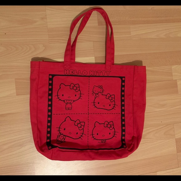 Sanrio | Bags | Hello Kitty Red Tote Bag | Poshmark